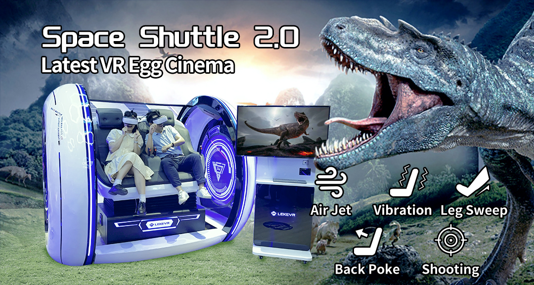 LEKE VR Game Center Business Space Shuttle2.0 Virtual Reality 9D Motion ...